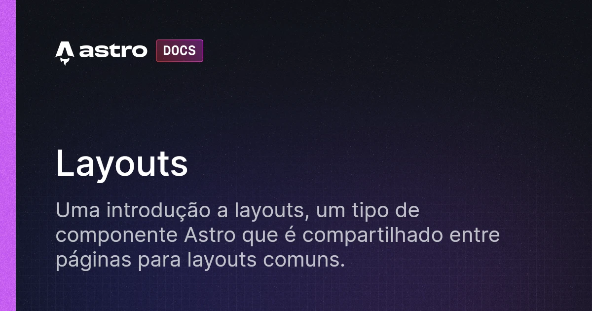 Layouts | Astro中文文档 | Astro中文网